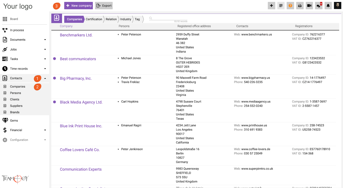 Create A Company - Teamogy